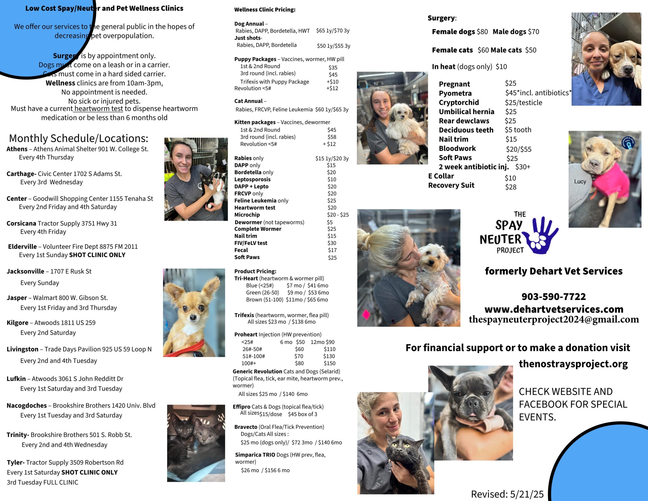 Online Forms - Troup Veterinarian | Dehart Veterinary Services